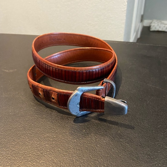 CALE | Accessories | Cale Leather Belt Size 34 | Poshmark